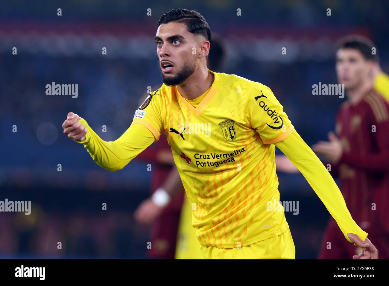 Rome, Italy 12.12.2024: Gabri Martinez of Braga during the Uefa Europa ...