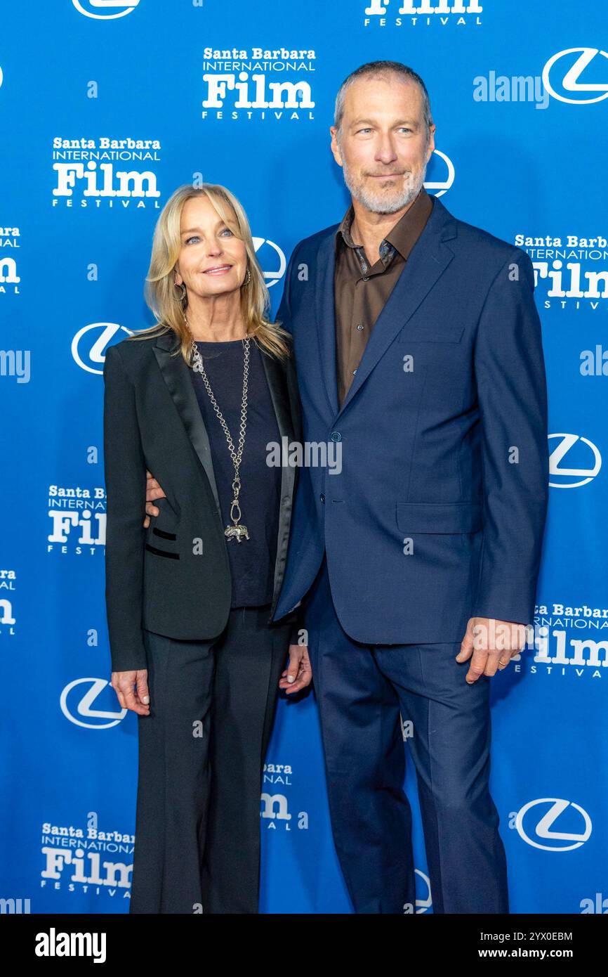 USA. 11th Dec, 2024. Actress Bo Derek & spouse John Corbett arrive at ...