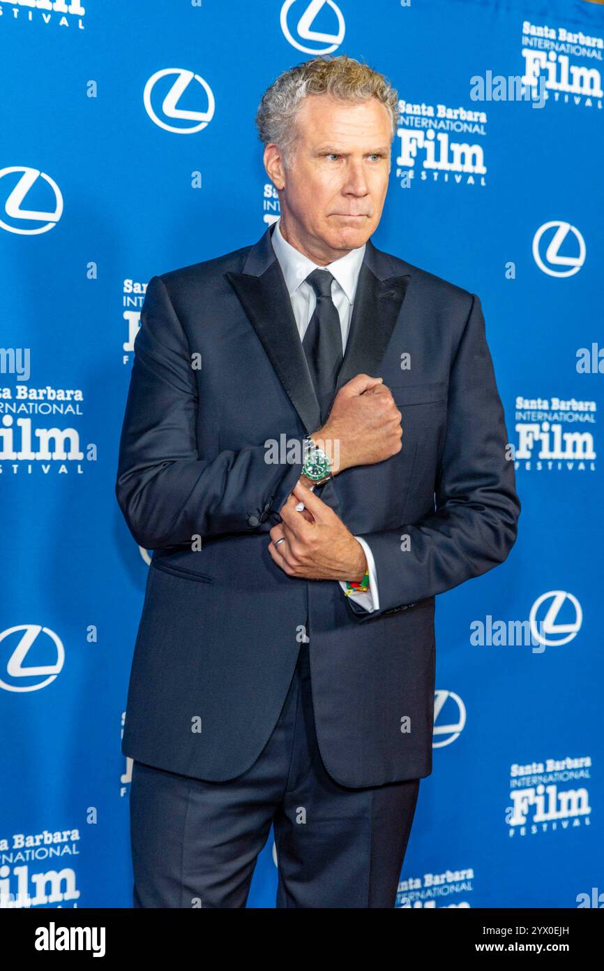 USA. 11th Dec, 2024. Actor-Producer Will Ferrell arrives at the Santa ...