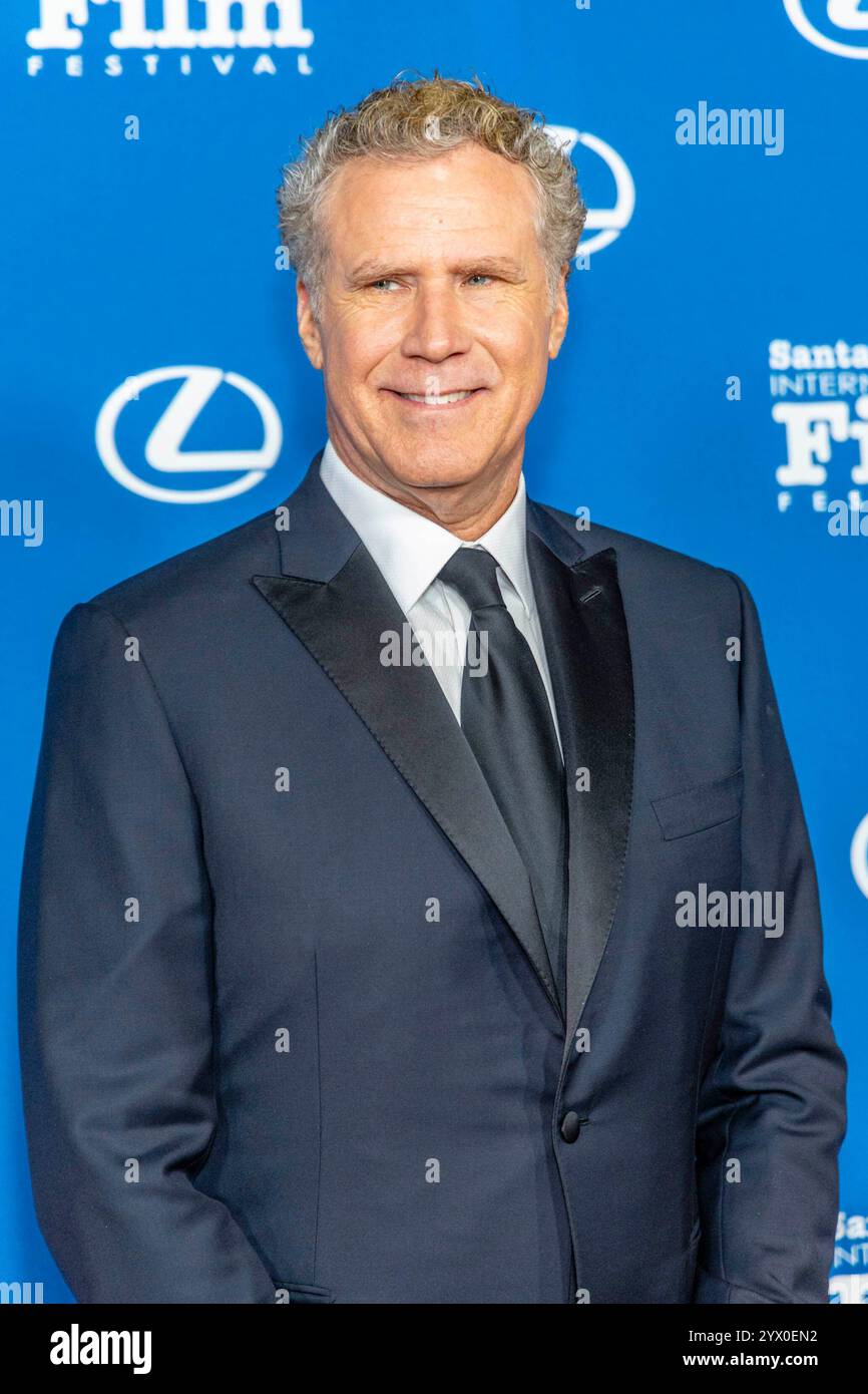 USA. 11th Dec, 2024. Actor-Producer Will Ferrell arrives at the Santa ...