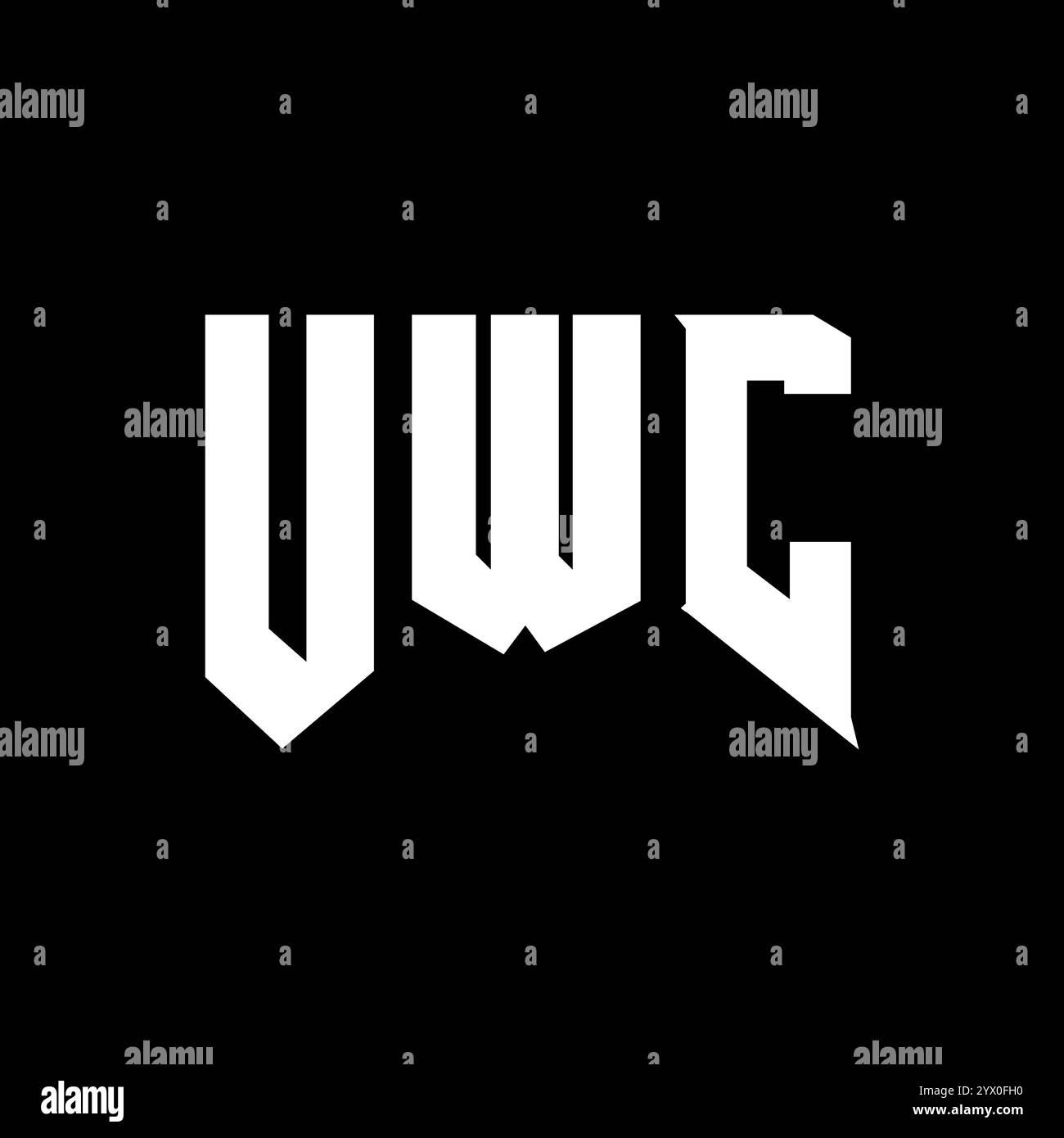Uwc minimalist logo Black and White Stock Photos & Images - Alamy