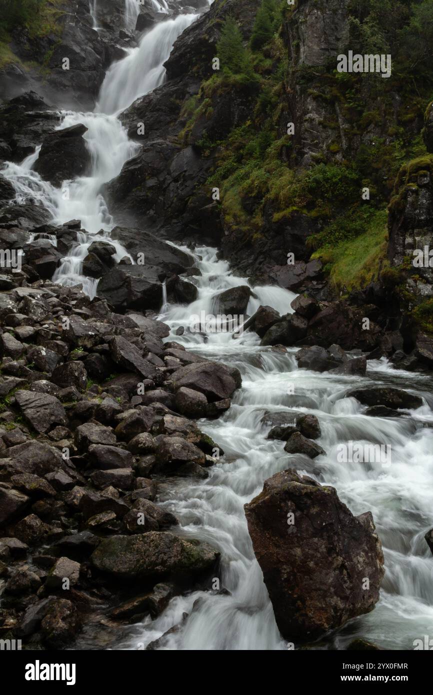 Mountain stream tumbling through hi-res stock photography and images ...