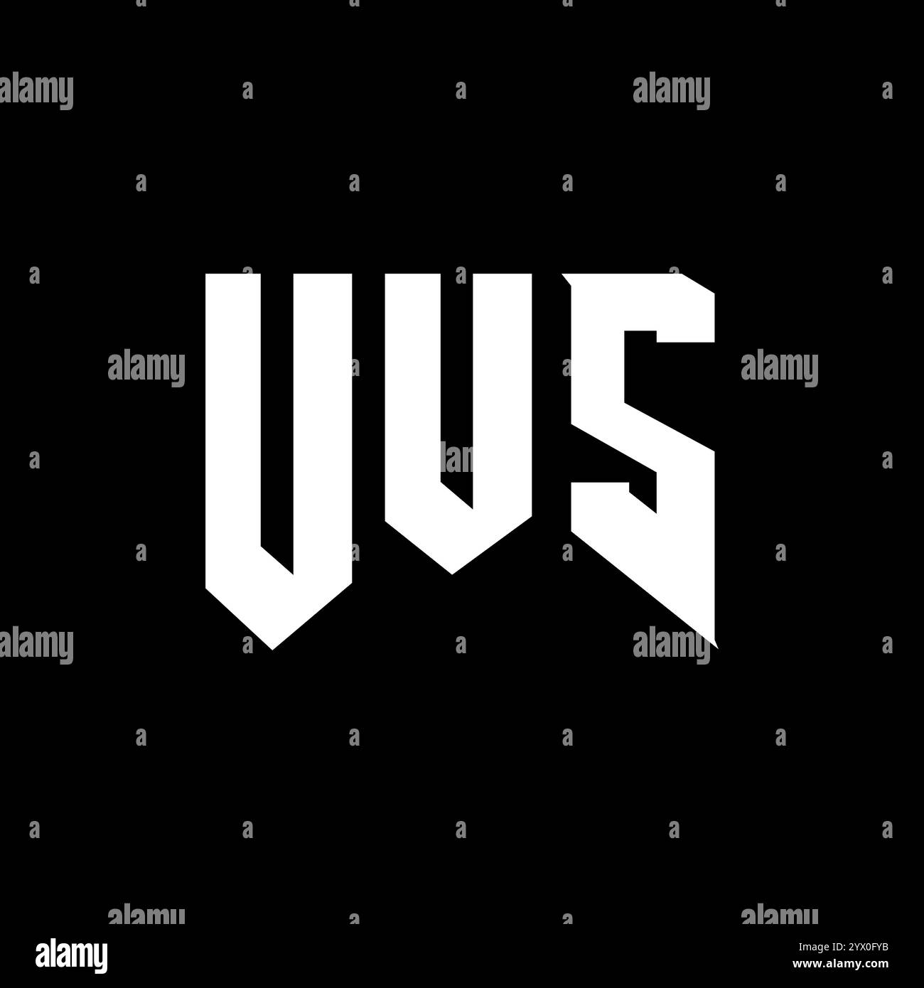 UUS letter logo design for technology company. UUS logo design black ...