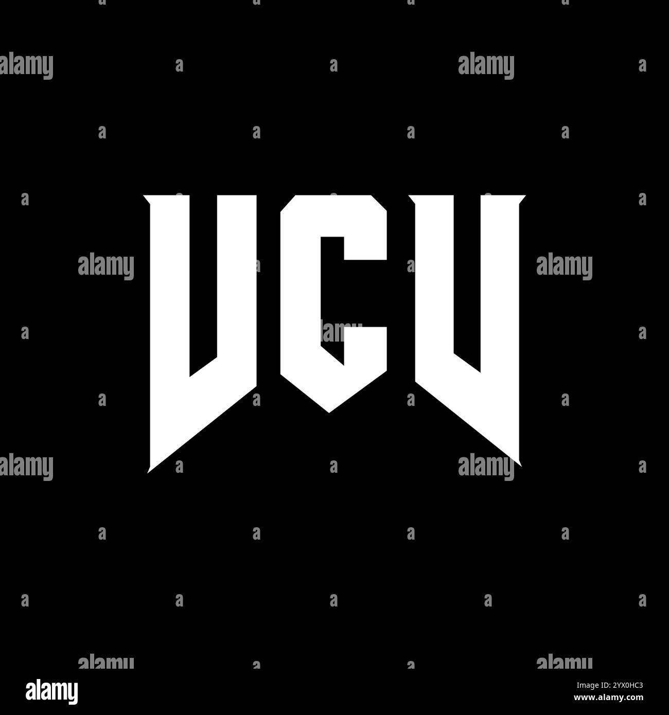 VCV letter logo design for technology company. VCV logo design black ...