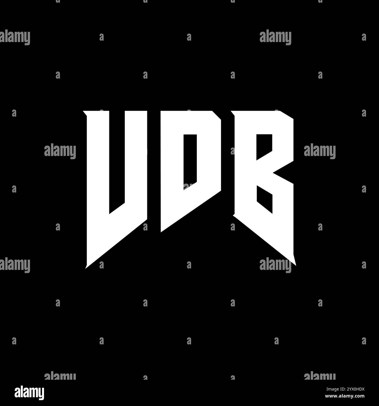 VDB letter logo design for technology company. VDB logo design black ...