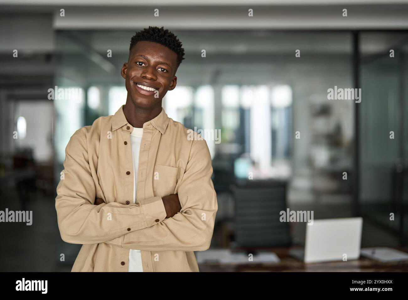Happy black guy project hi-res stock photography and images - Alamy