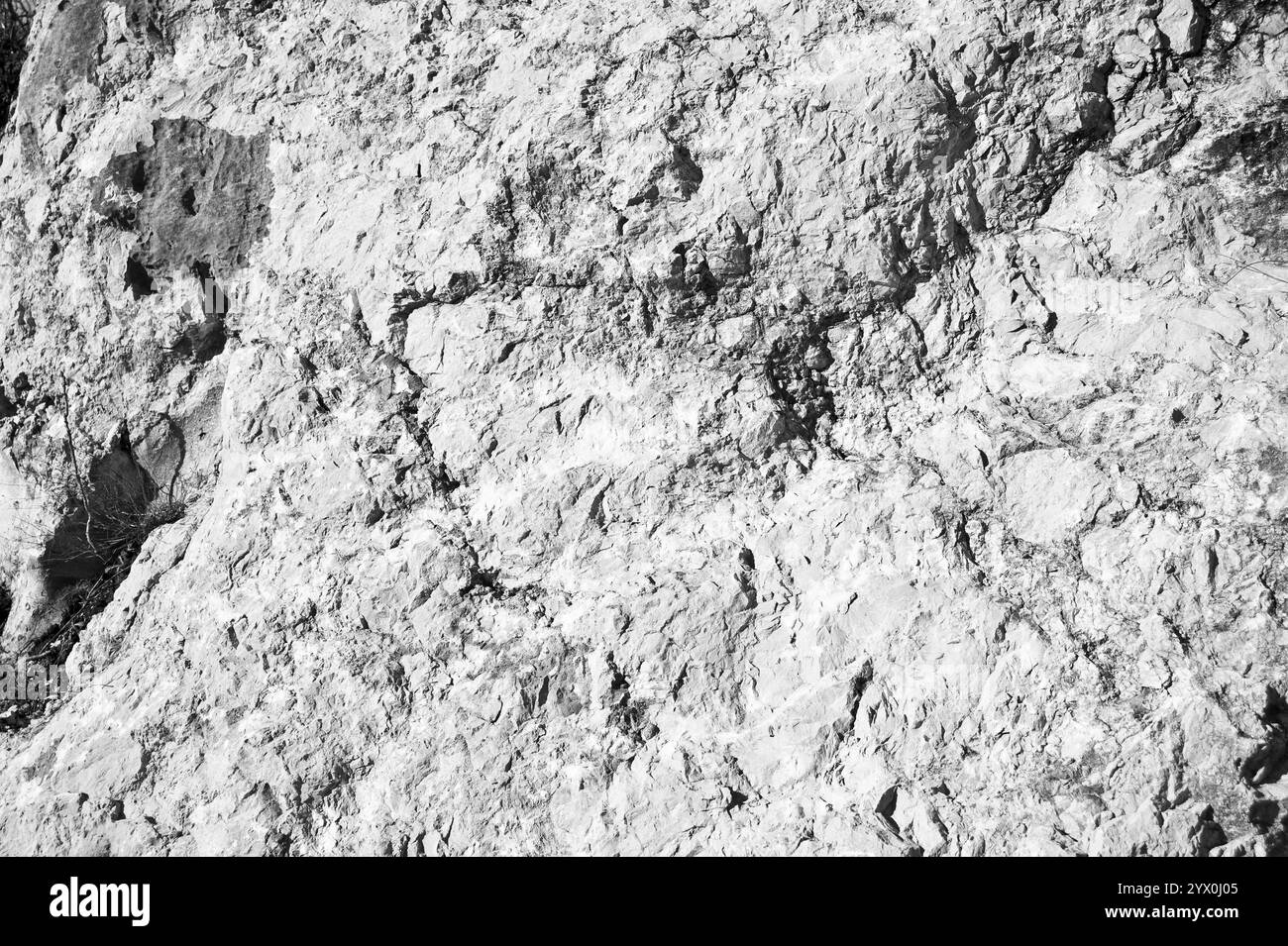 Abstract gray texture of a rock. Black and white image Stock Photo - Alamy