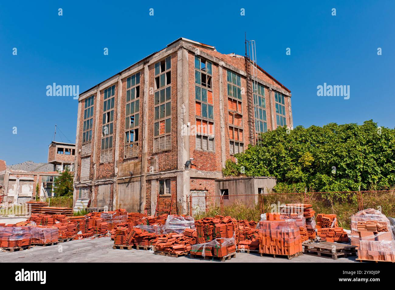 Old brick industrial building exterior hi-res stock photography and ...