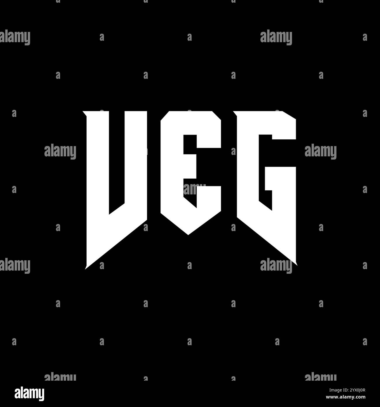 VEG letter logo design for technology company. VEG logo design black ...