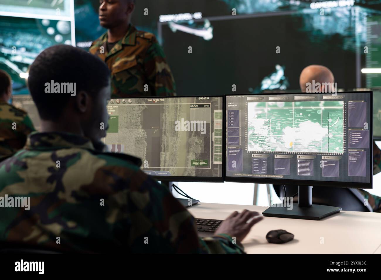 Army IT specialist interprets registered satellite CCTV footage for ...