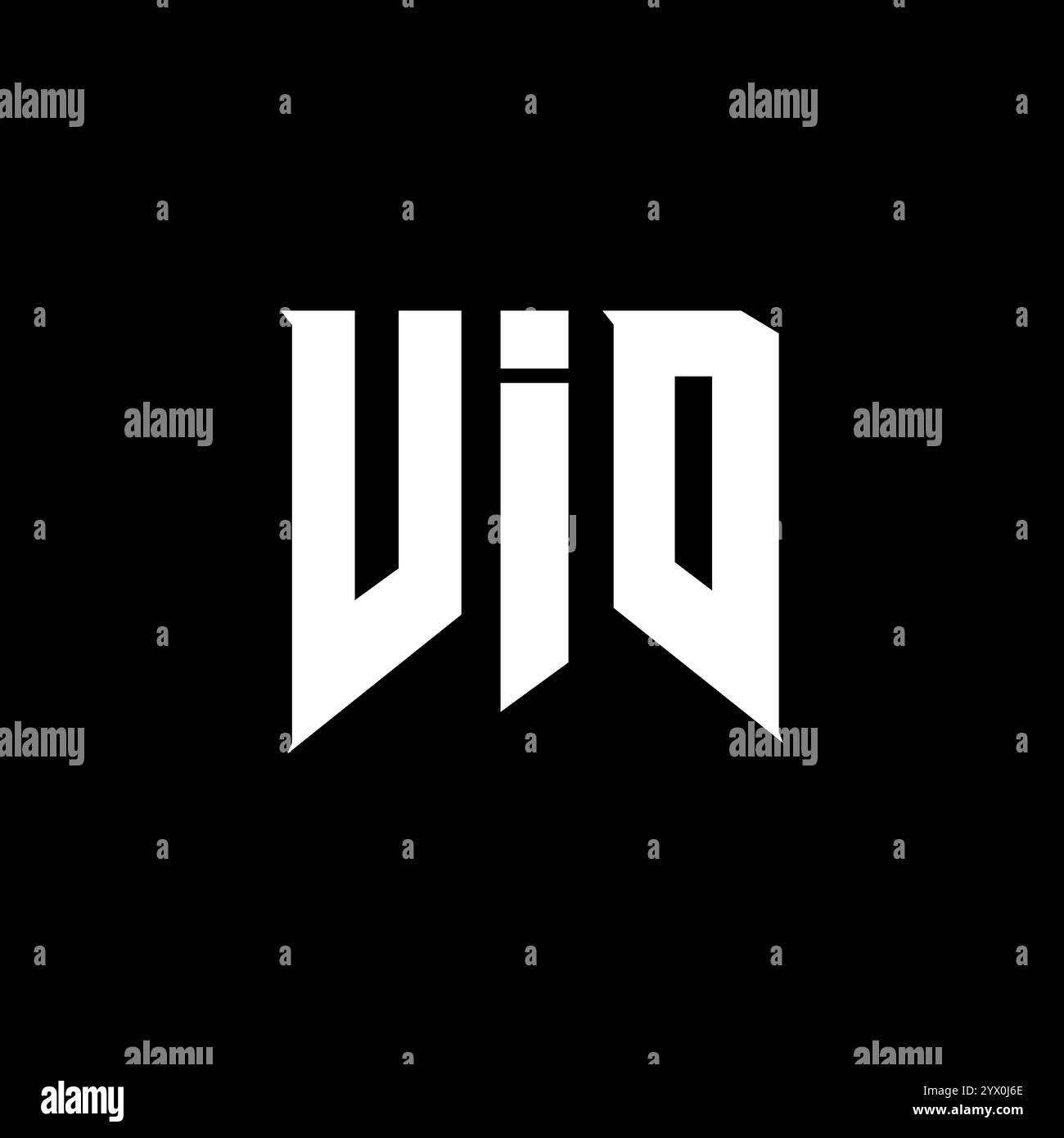 VID letter logo design for technology company. VID logo design black ...