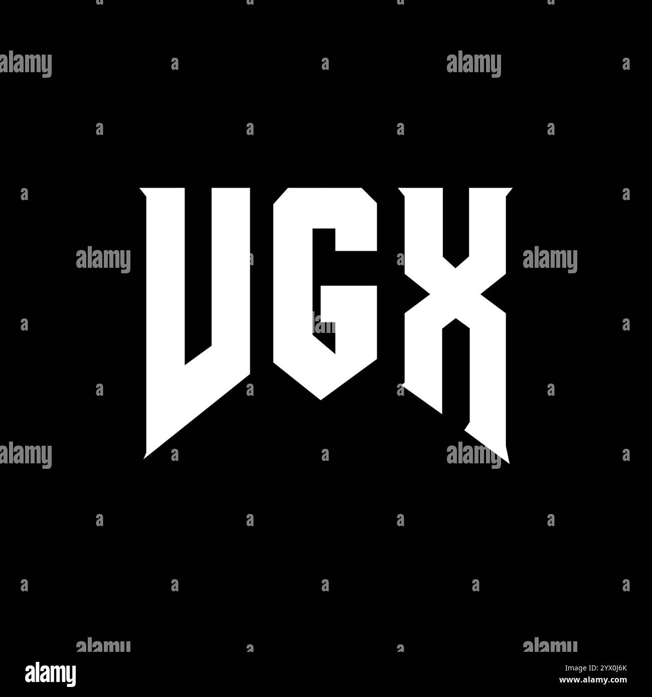 VGX letter logo design for technology company. VGX logo design black ...