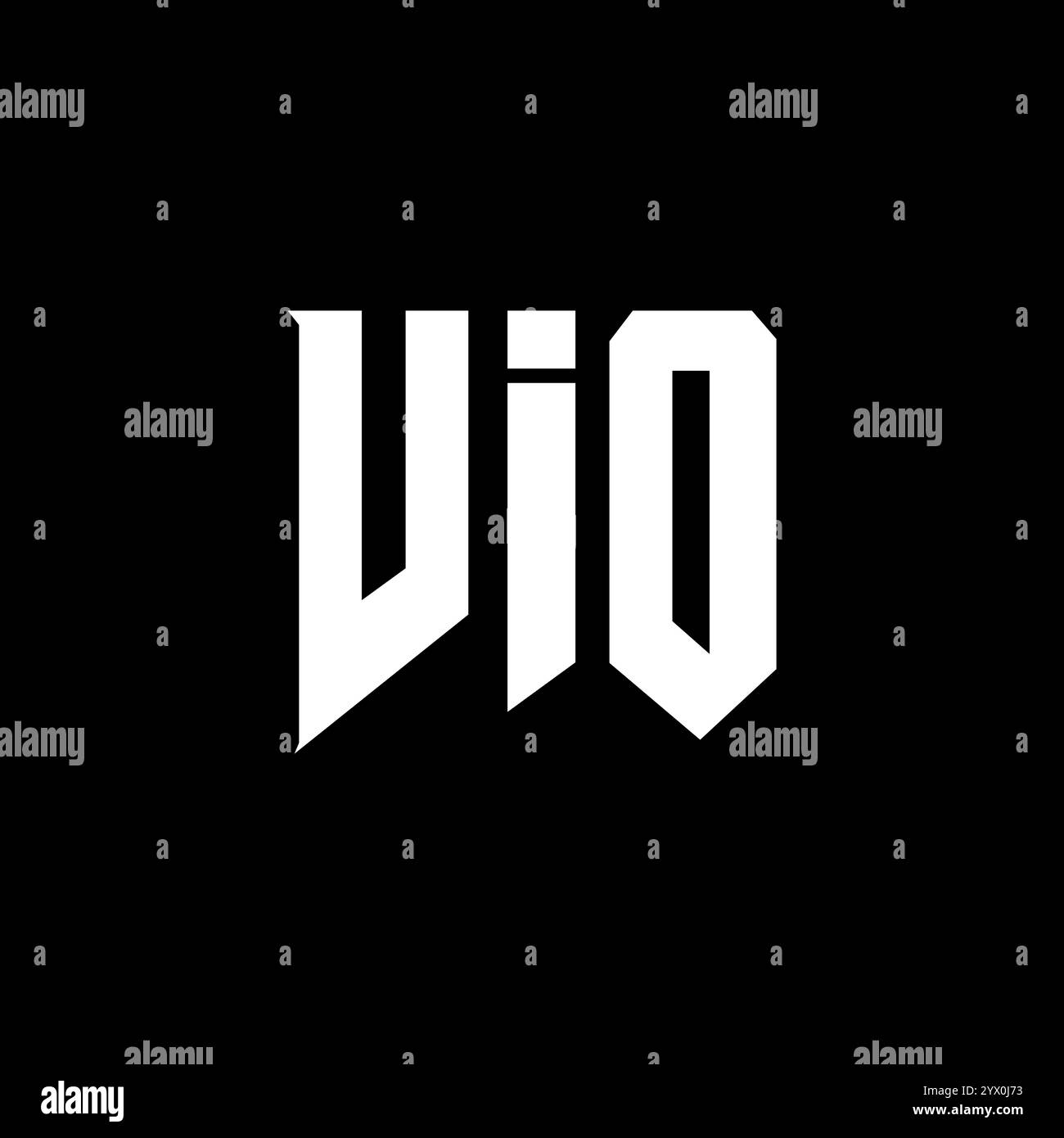 VIO letter logo design for technology company. VIO logo design black ...