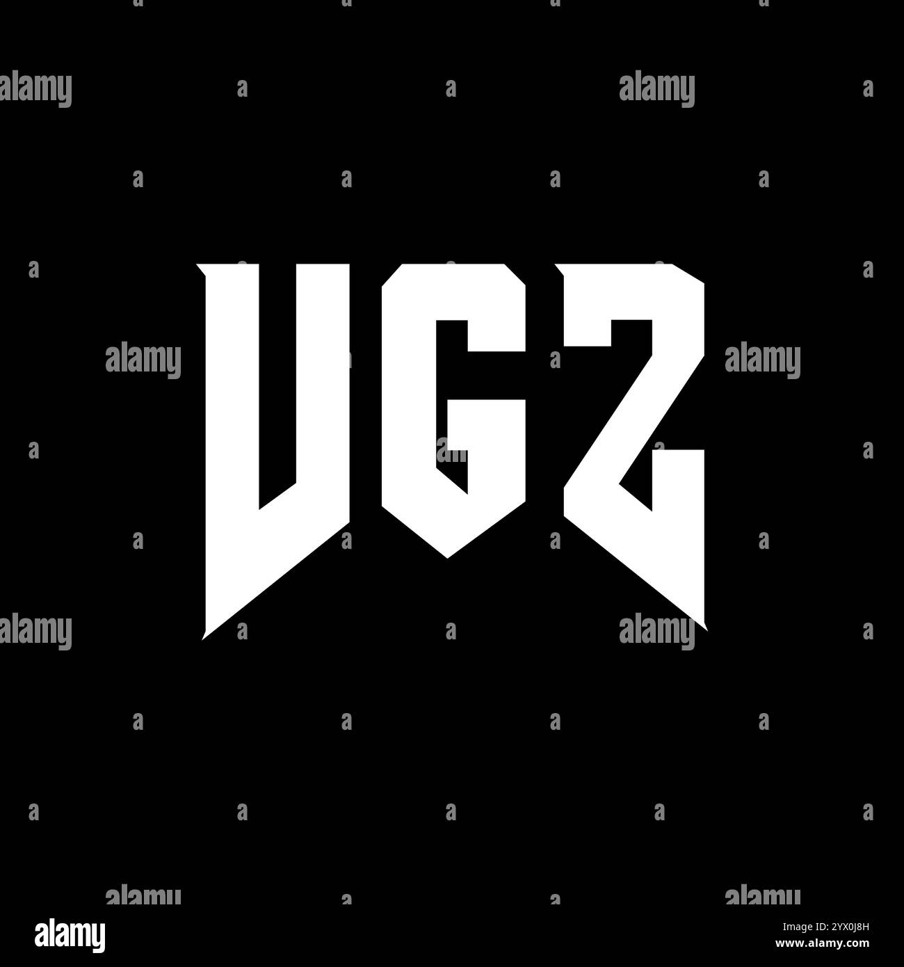 VGZ letter logo design for technology company. VGZ logo design black ...