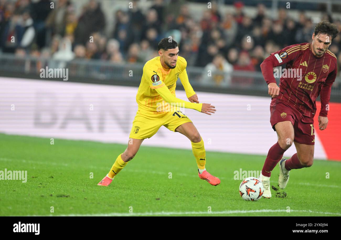 Stadio Olimpico, Rome, Italy. 12th Dec, 2024. UEFA Europa League ...