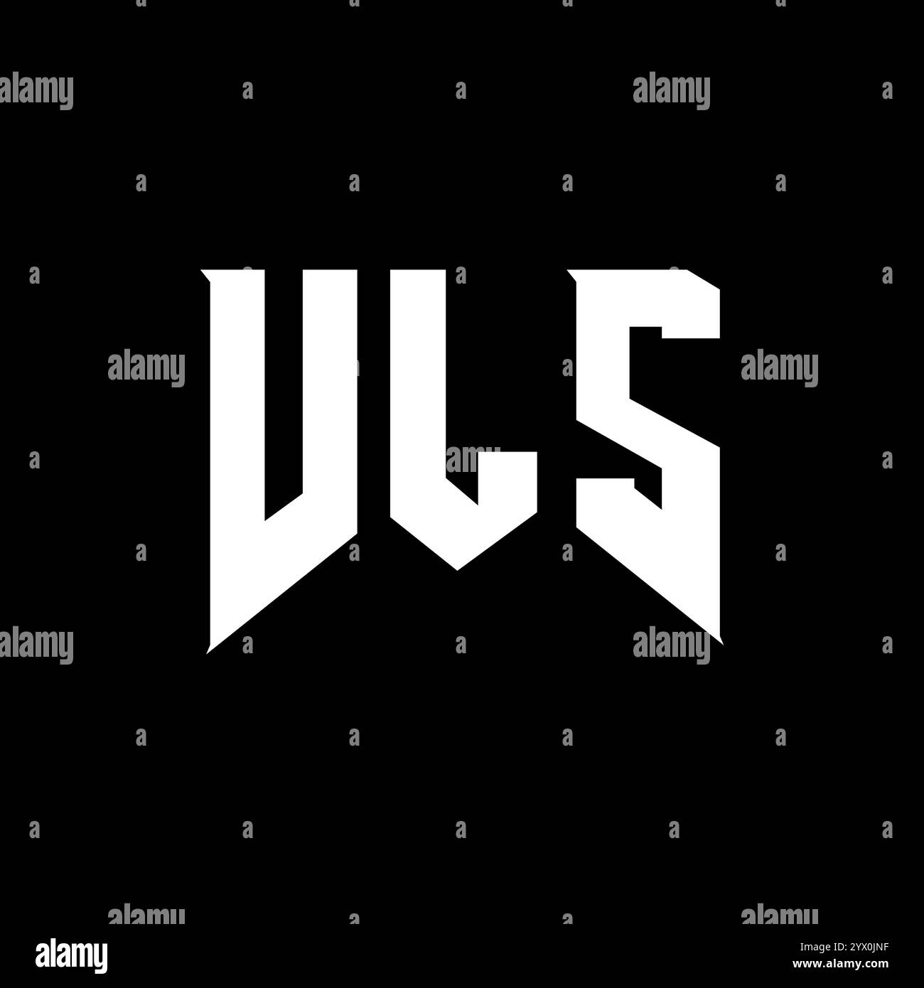 VLS letter logo design for technology company. VLS logo design black and white color combination ...