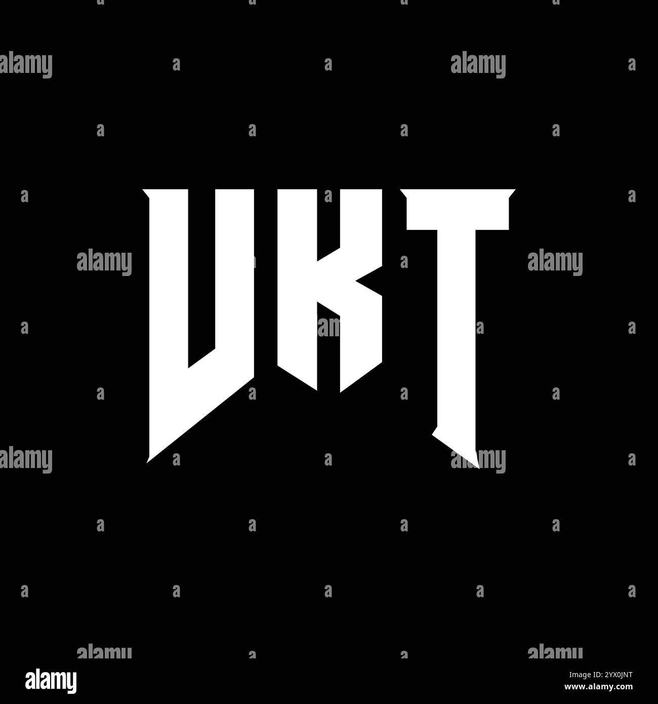VKT letter logo design for technology company. VKT logo design black ...