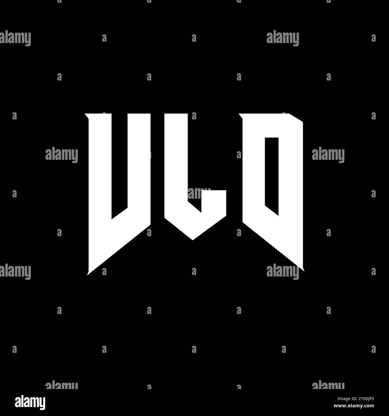 VLD letter logo design for technology company. VLD logo design black ...