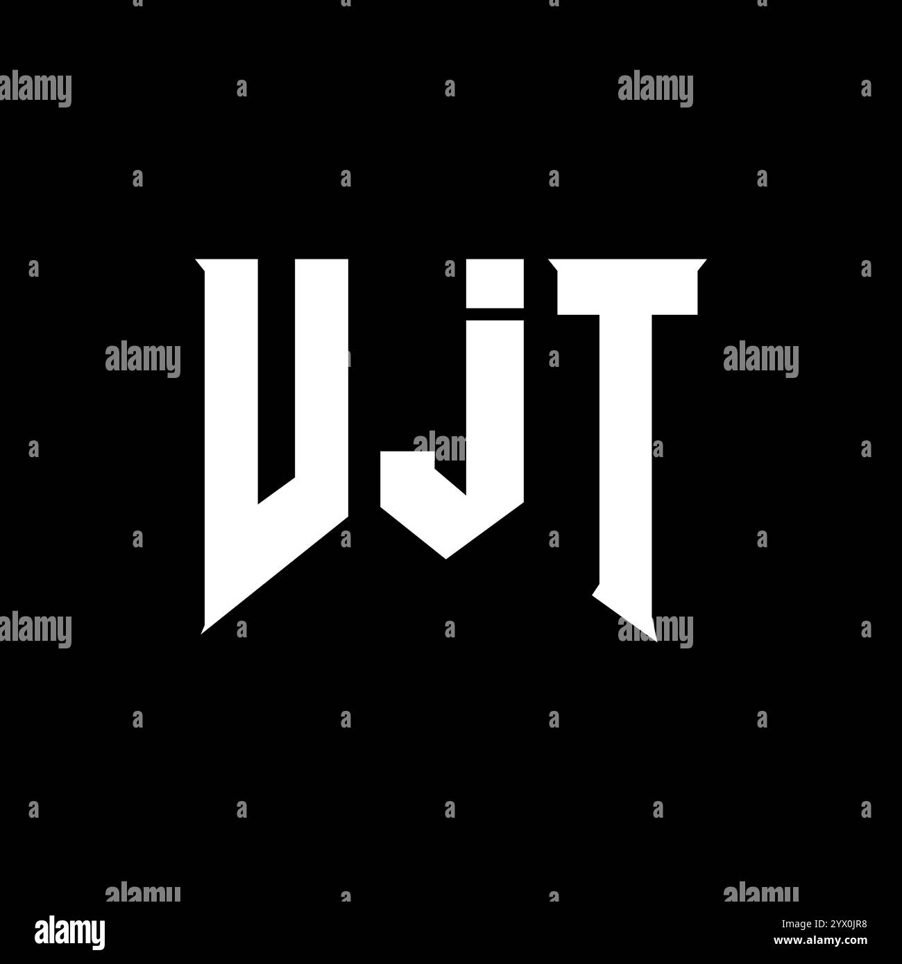 VJT letter logo design for technology company. VJT logo design black ...
