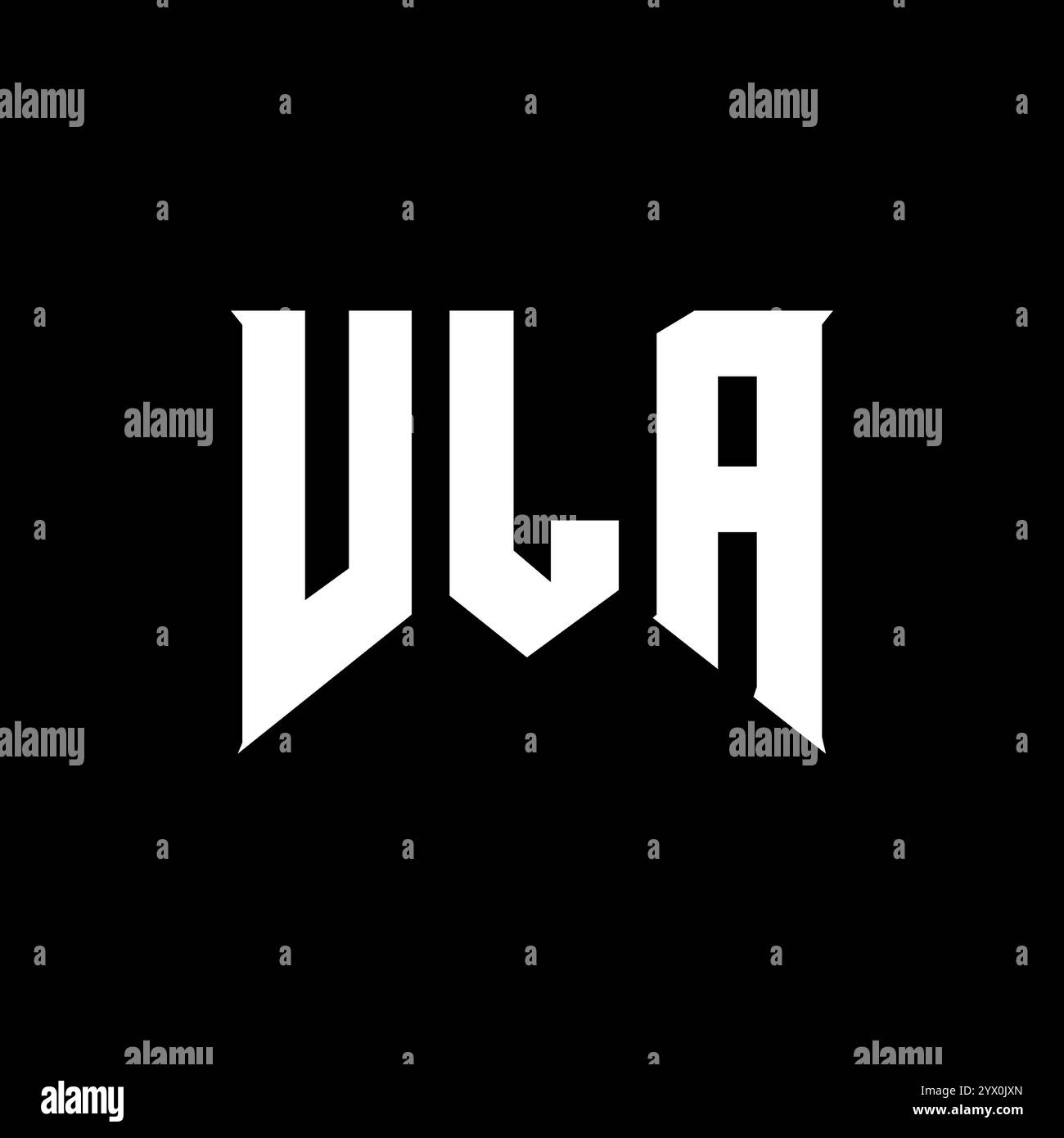 VLA letter logo design for technology company. VLA logo design black ...