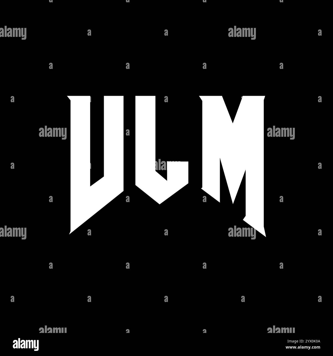 VLM letter logo design for technology company. VLM logo design black ...