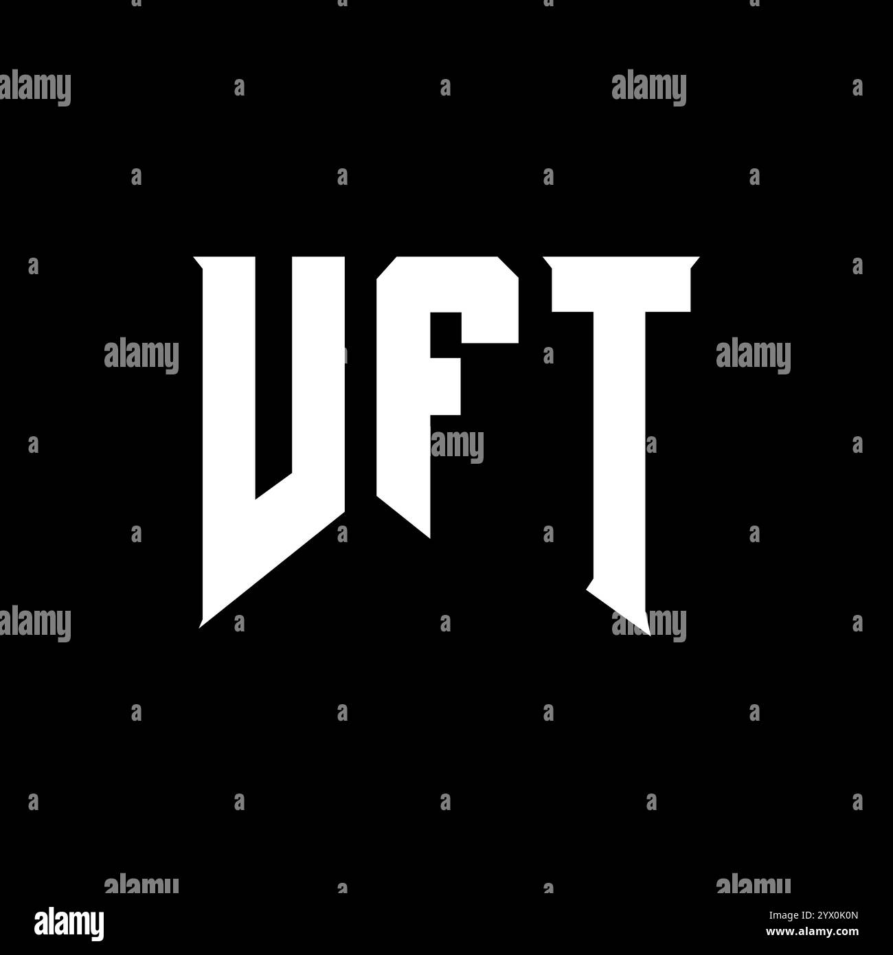 VFT letter logo design for technology company. VFT logo design black ...