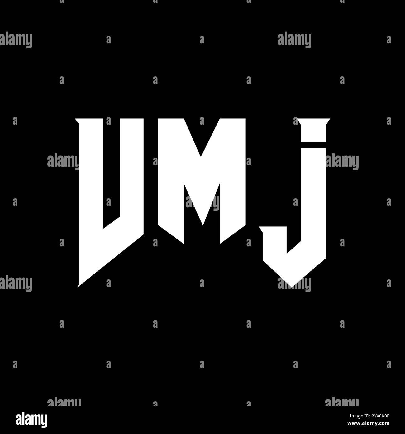 Vmj logo design hi-res stock photography and images - Alamy