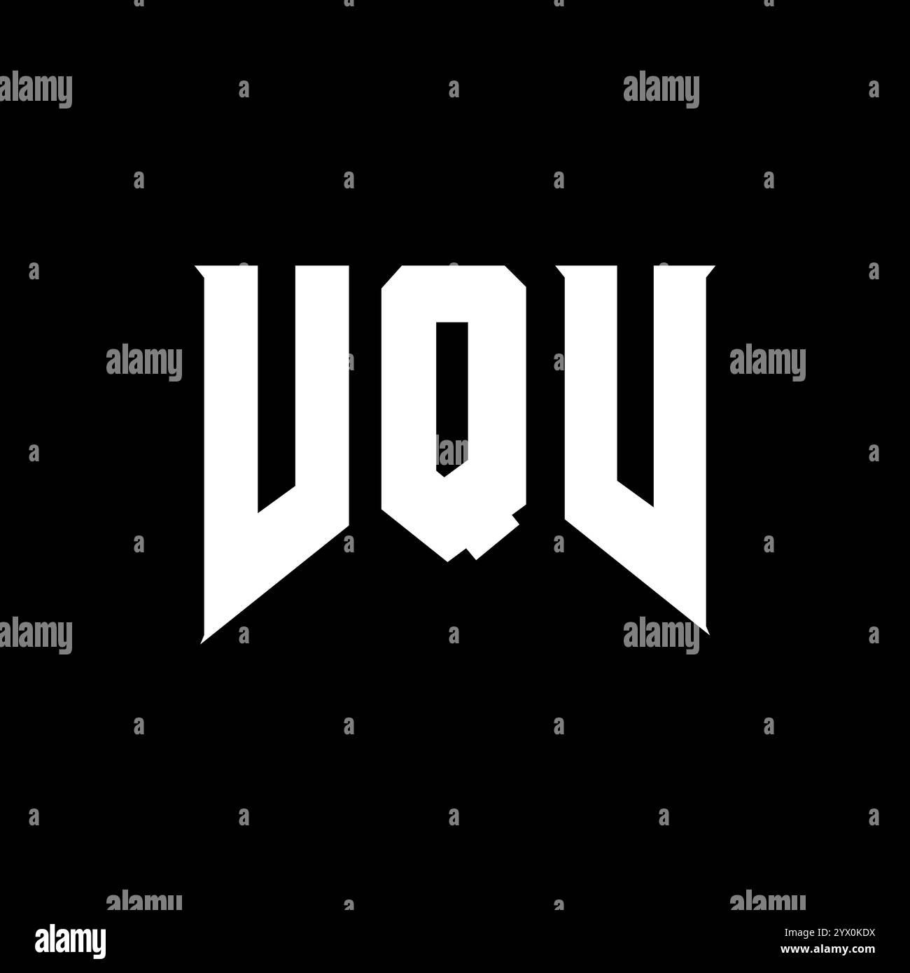 VQV letter logo design for technology company. VQV logo design black ...