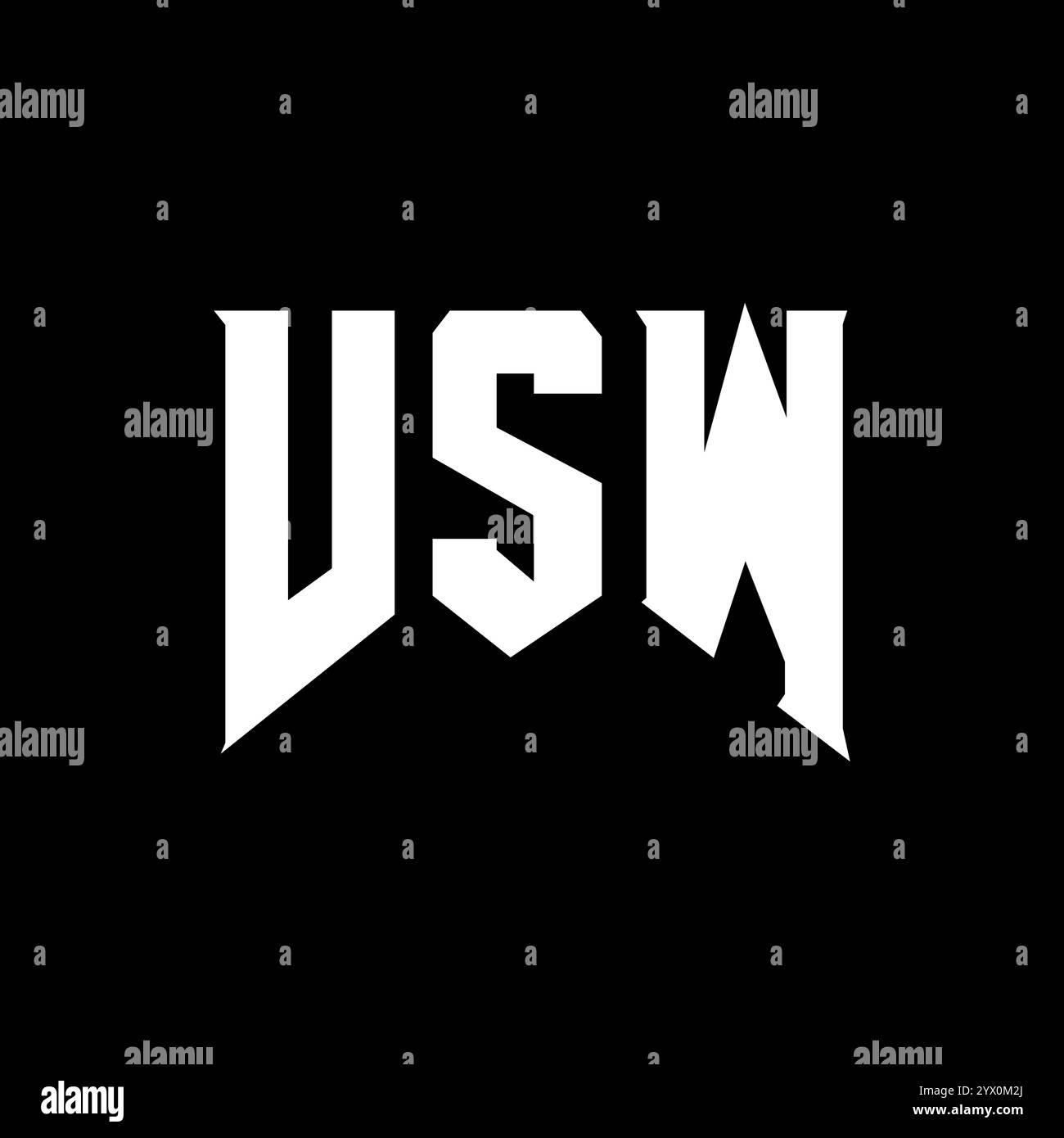 VSW letter logo design for technology company. VSW logo design black ...