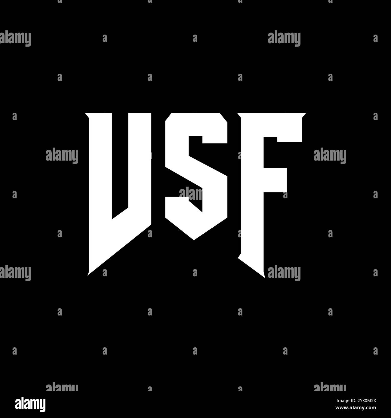 VSF letter logo design for technology company. VSF logo design black ...