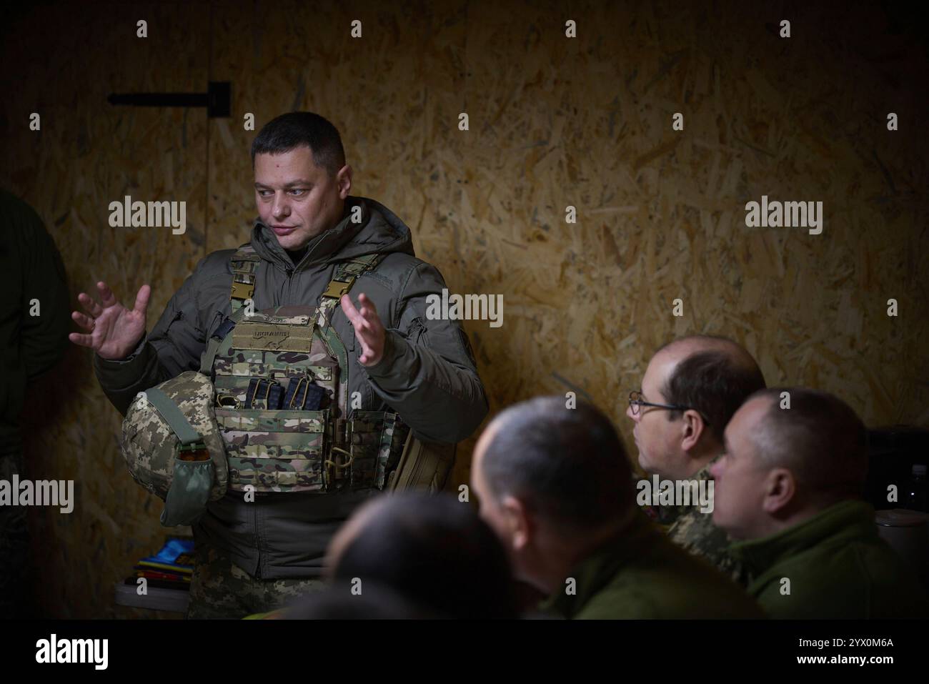 Zaporizhzhia, Ukraine. 12th Dec, 2024. Ukrainian Brig. General Hennadii ...