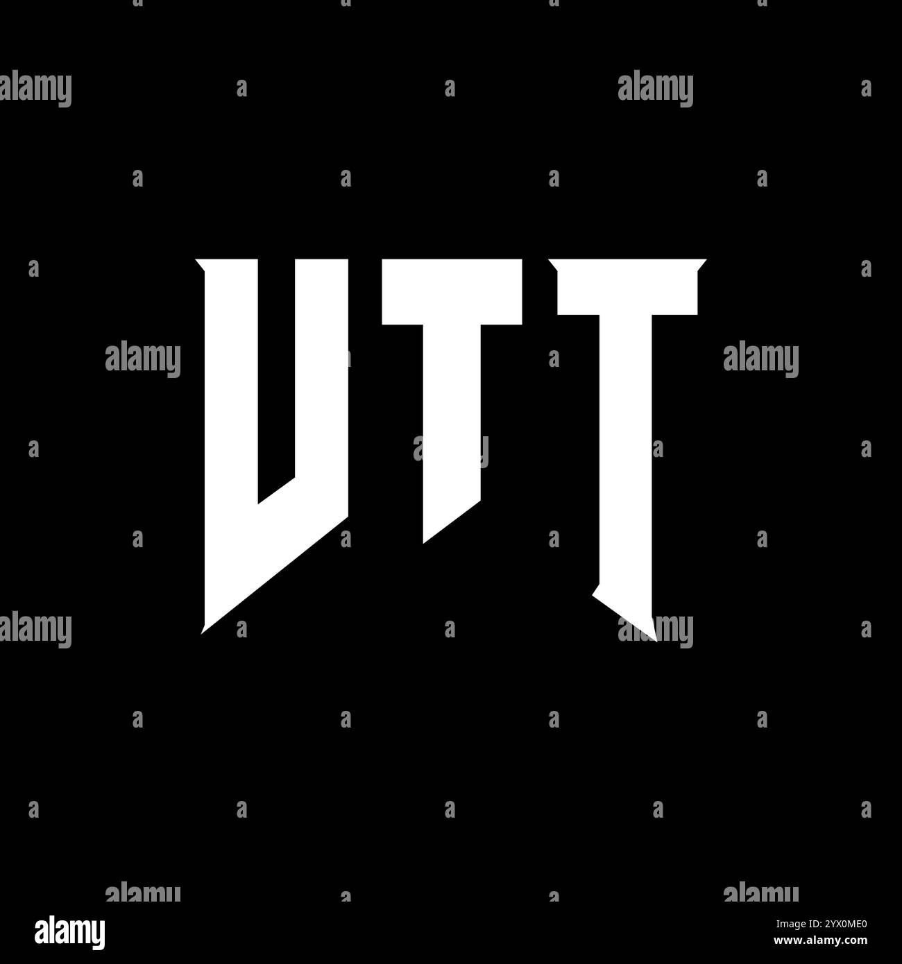 VTT letter logo design for technology company. VTT logo design black ...