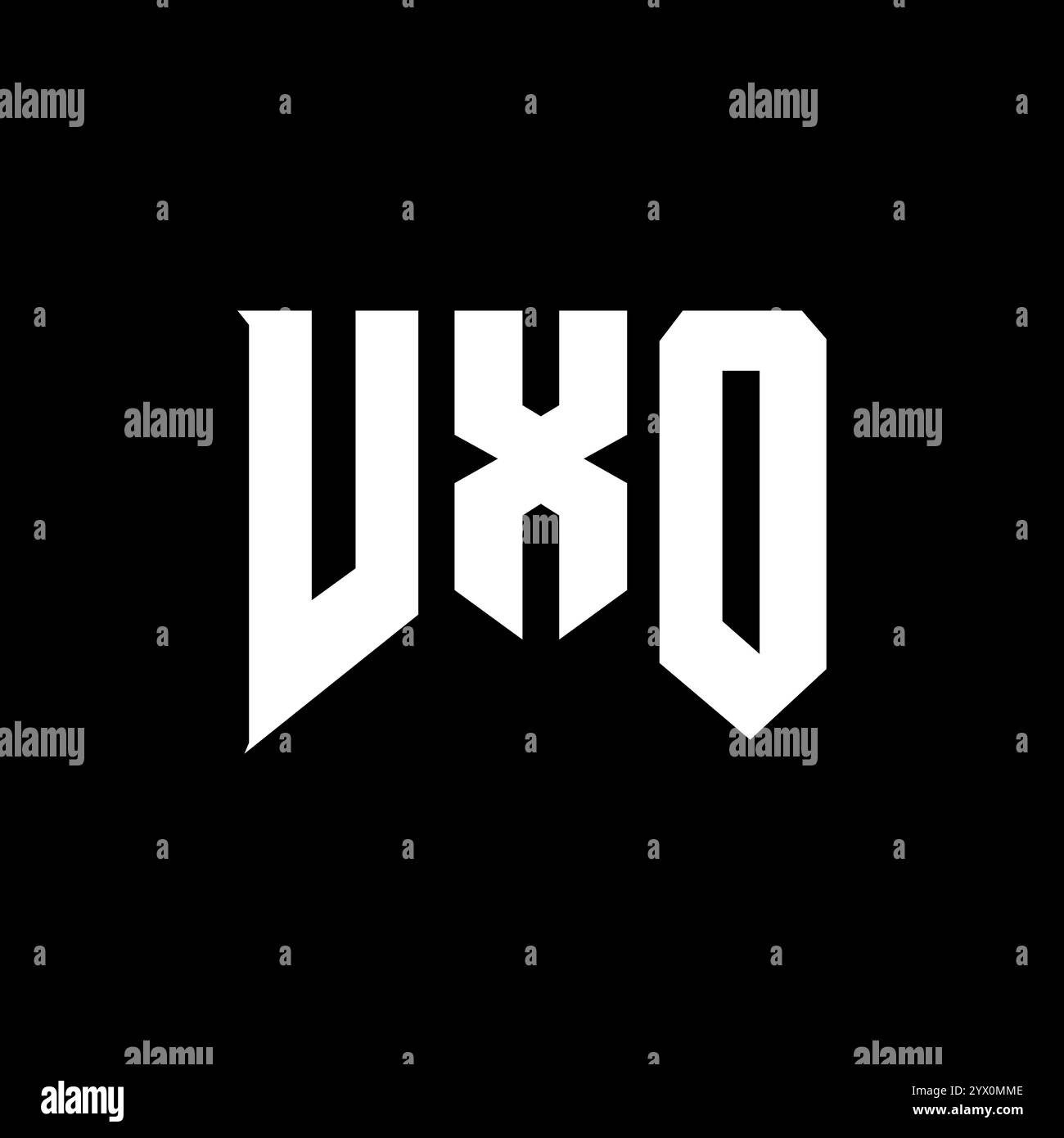VXO letter logo design for technology company. VXO logo design black ...