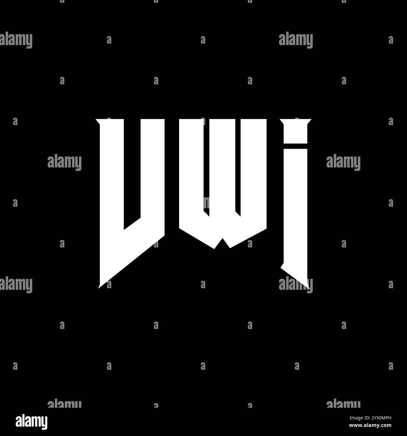 VWI letter logo design for technology company. VWI logo design black ...