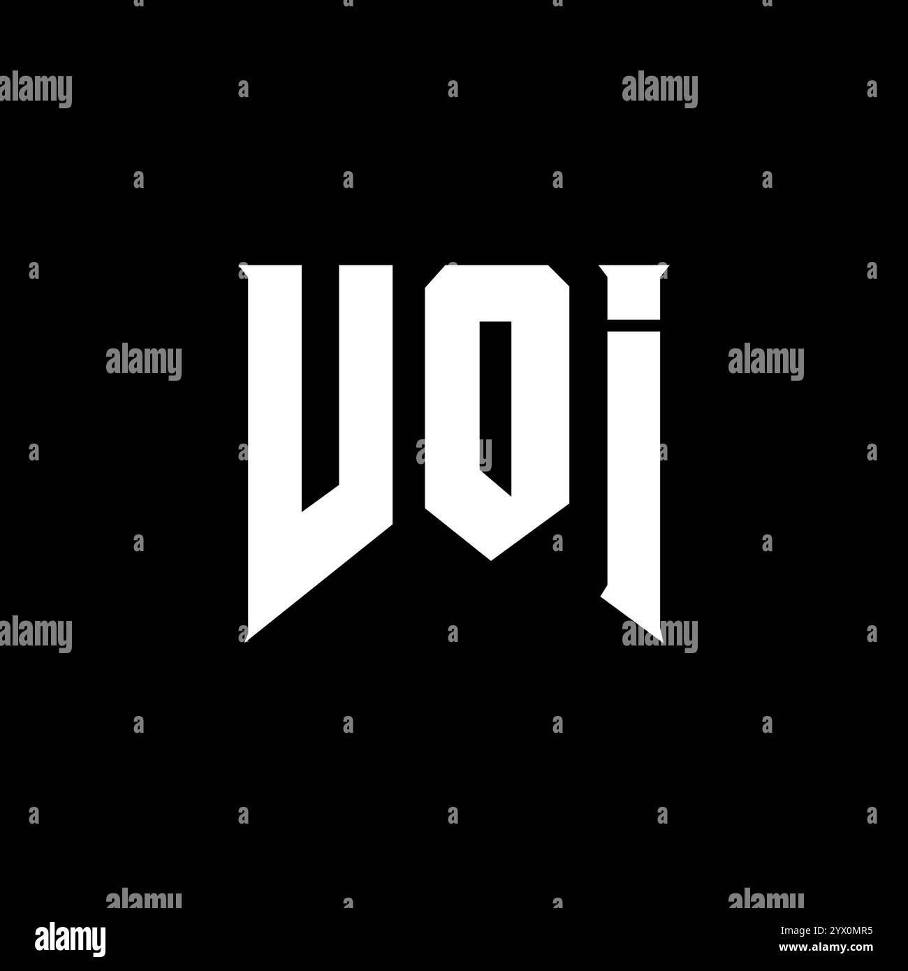 VOI letter logo design for technology company. VOI logo design black ...