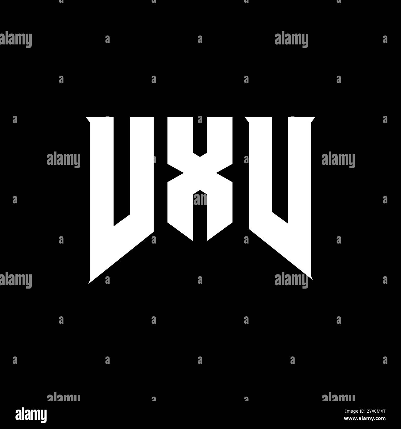 VXV letter logo design for technology company. VXV logo design black ...