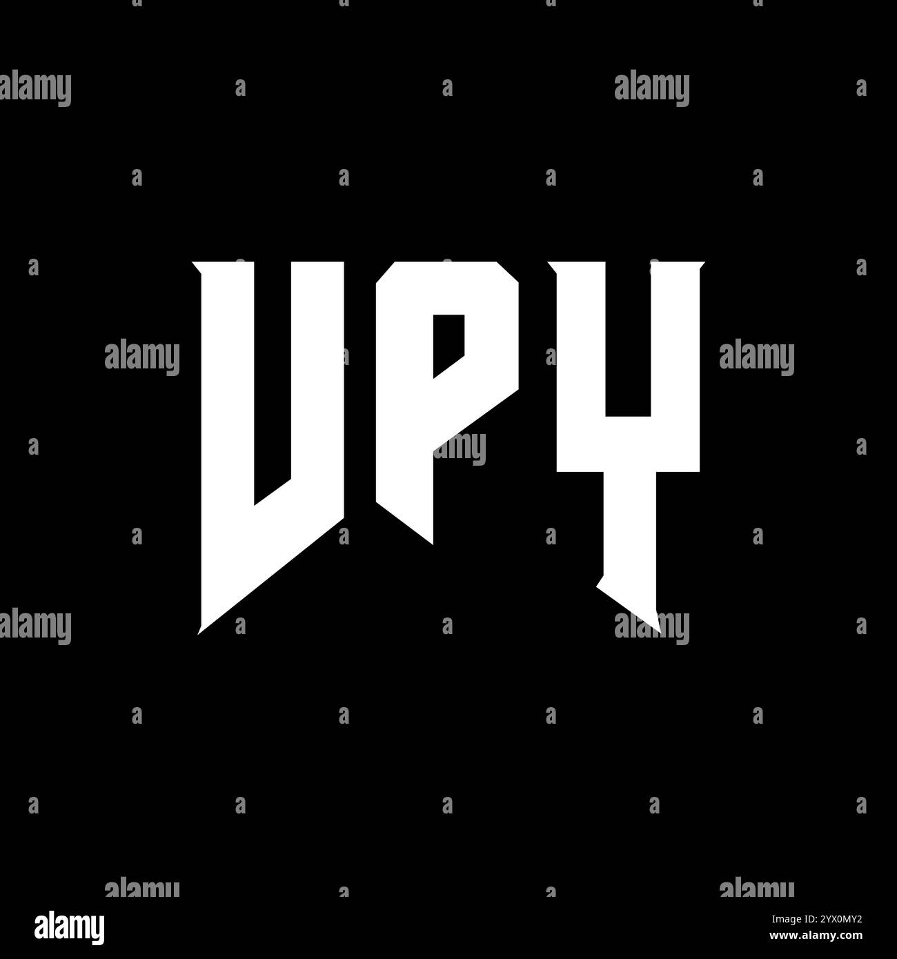 VPY letter logo design for technology company. VPY logo design black ...