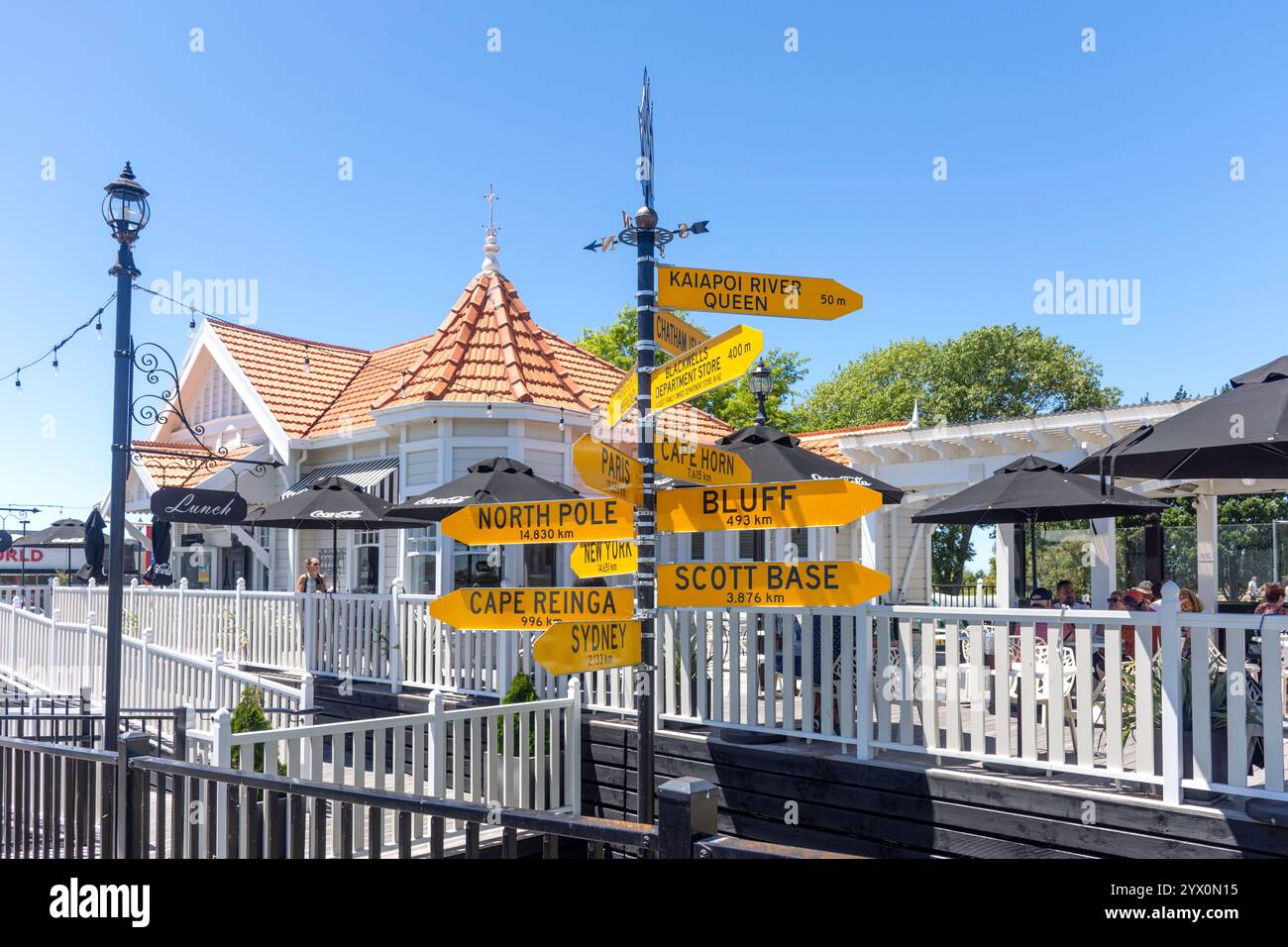 Destination fingerpost at Paris for the Weekend Cafe, Charles Street ...