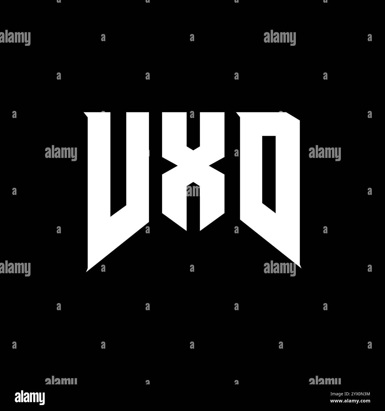 VXD letter logo design for technology company. VXD logo design black ...