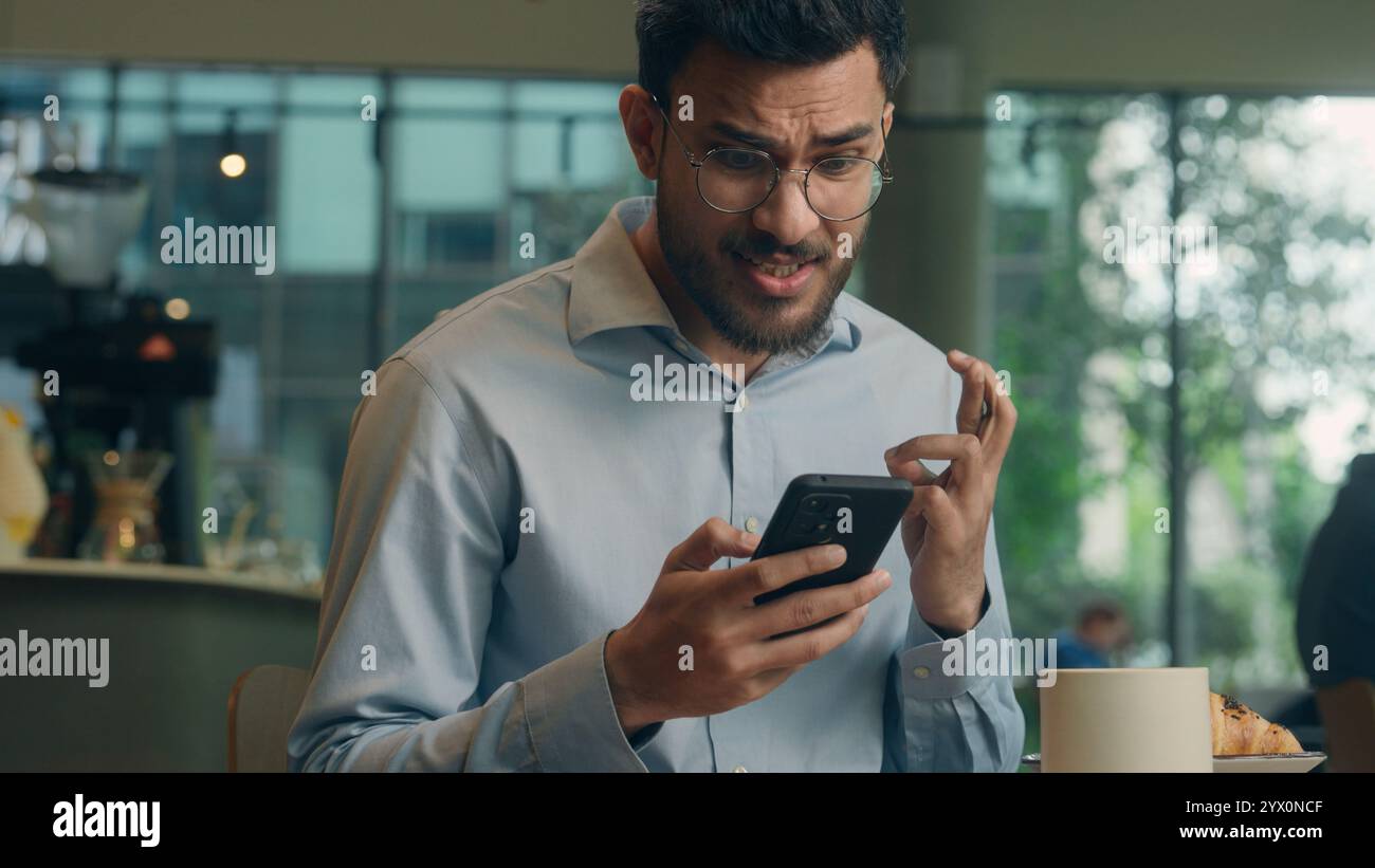 Arabian man ethnic muslim Indian businessman guy entrepreneur manager ...