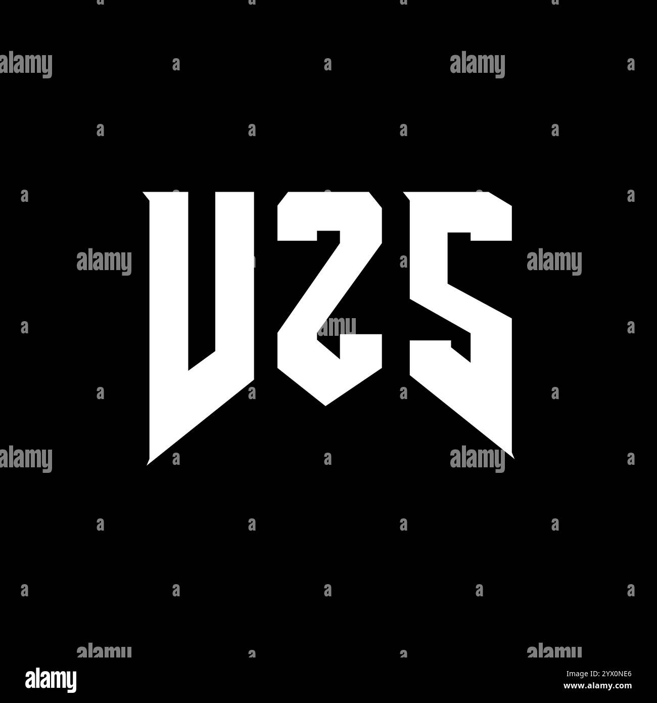 VZS letter logo design for technology company. VZS logo design black ...