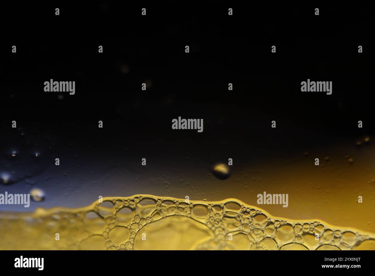 Bright bubbles at the bottom of the picture, minimalistic background ...