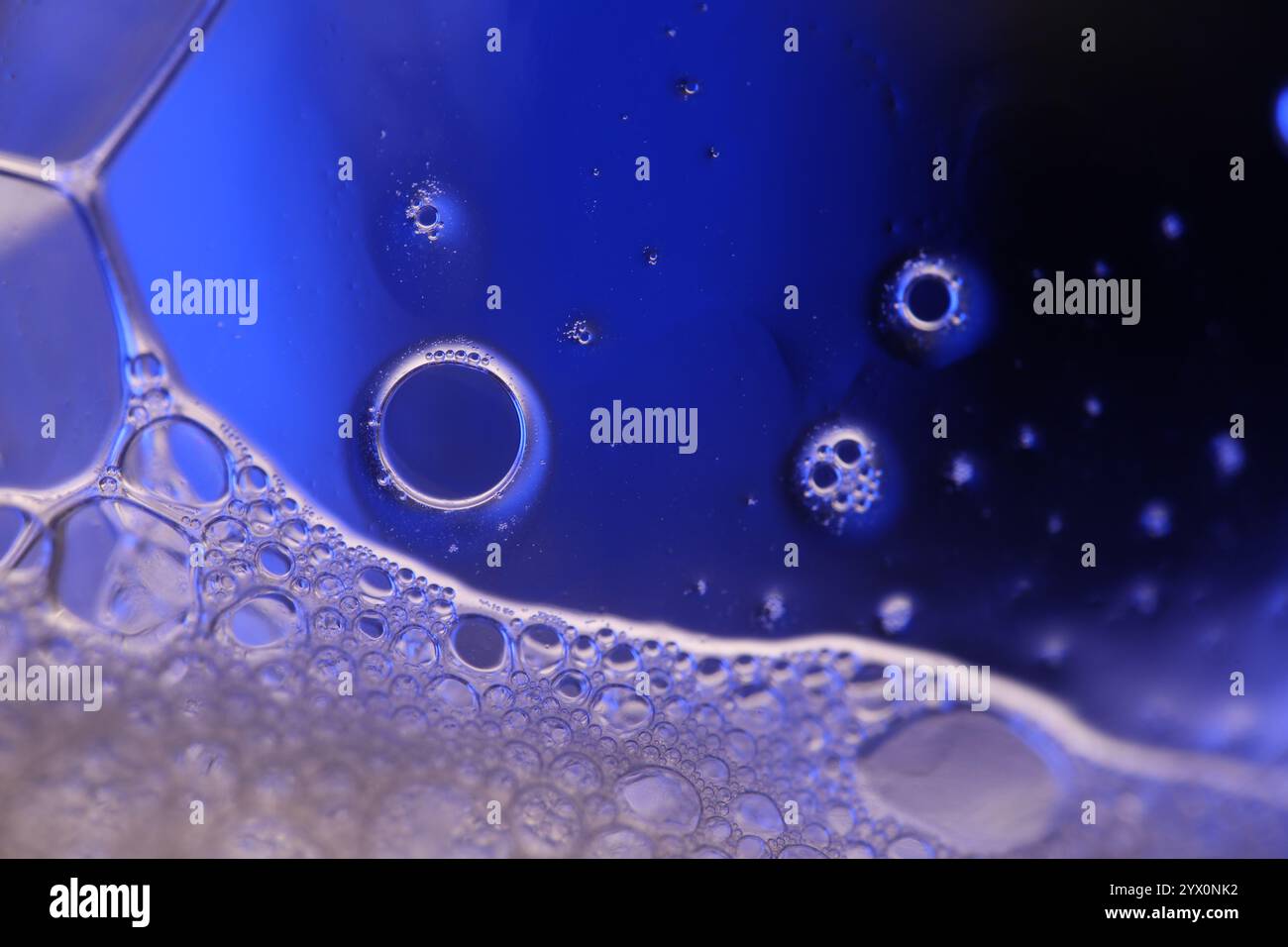 Blue coloured liquid surface, fluid forms, liquid abstraction, colour ...