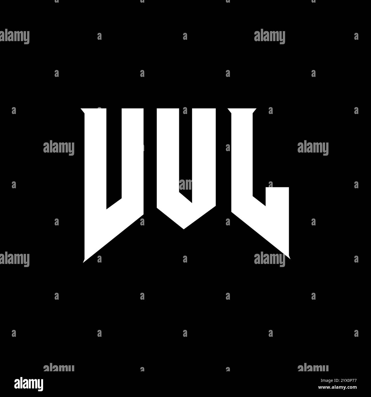 VUL letter logo design for technology company. VUL logo design black ...