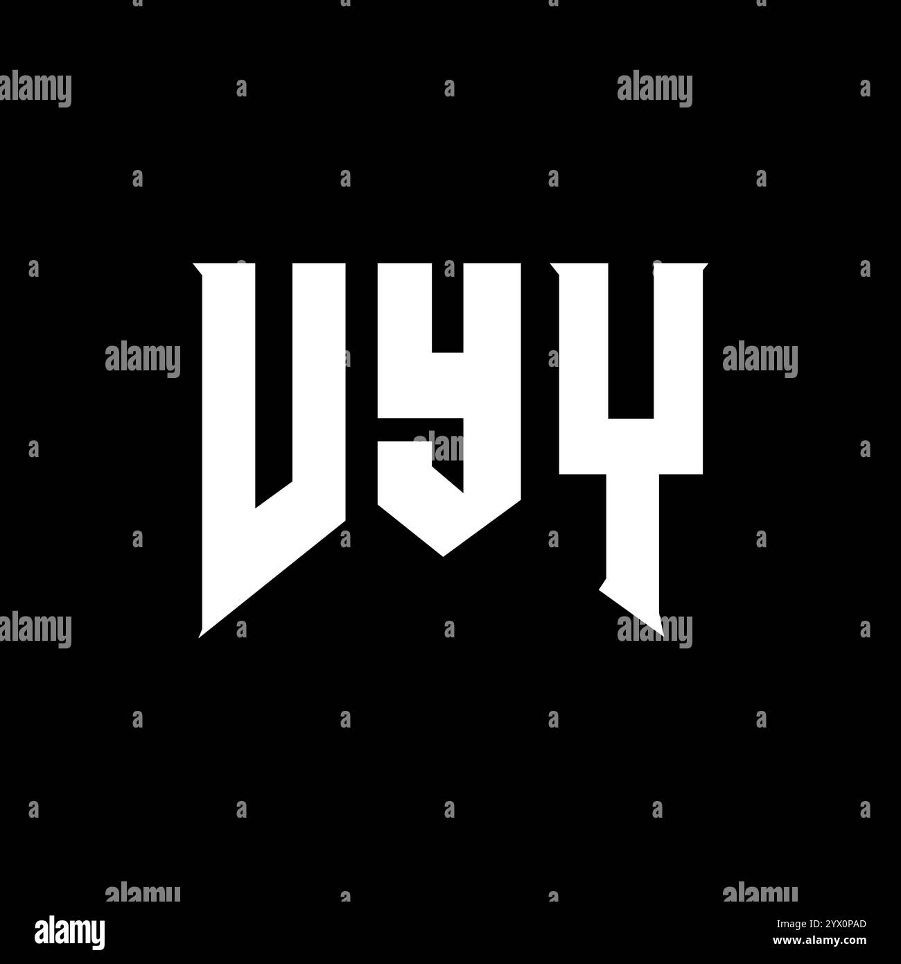VYY letter logo design for technology company. VYY logo design black ...