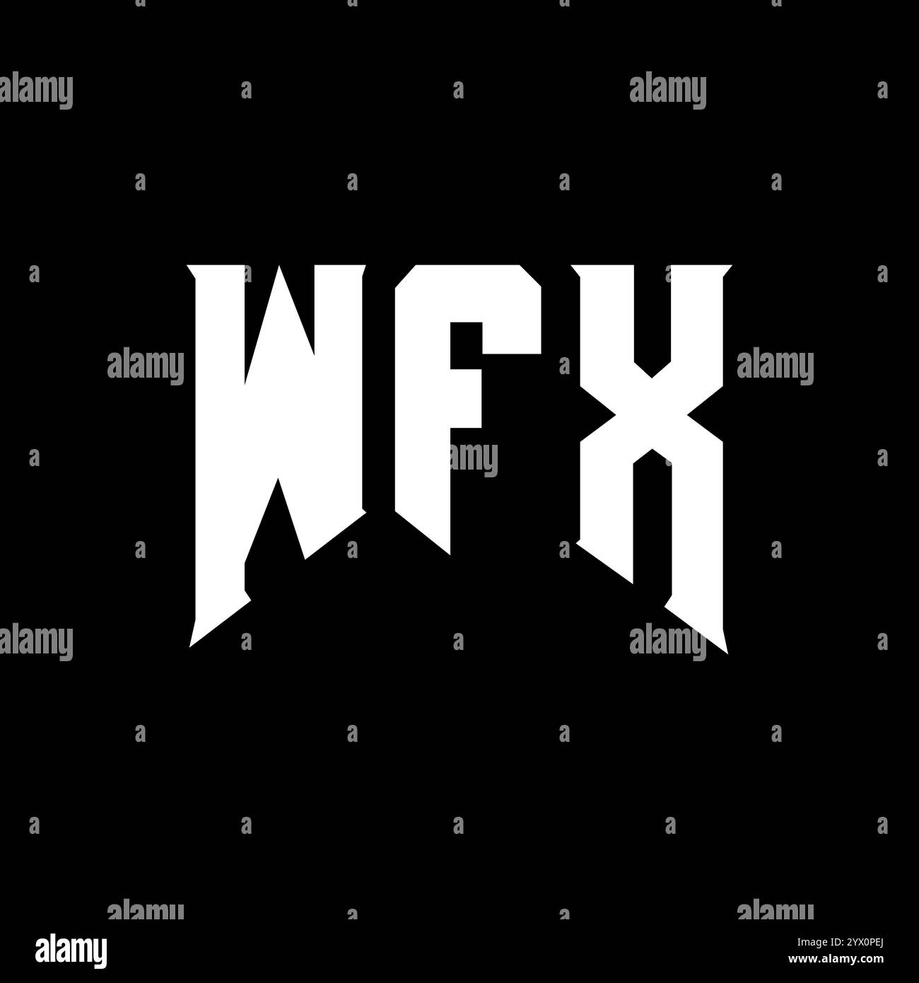 Wfx minimalist logo hi-res stock photography and images - Alamy