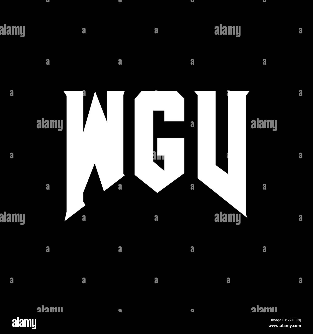 WGV letter logo design for technology company. WGV logo design black ...