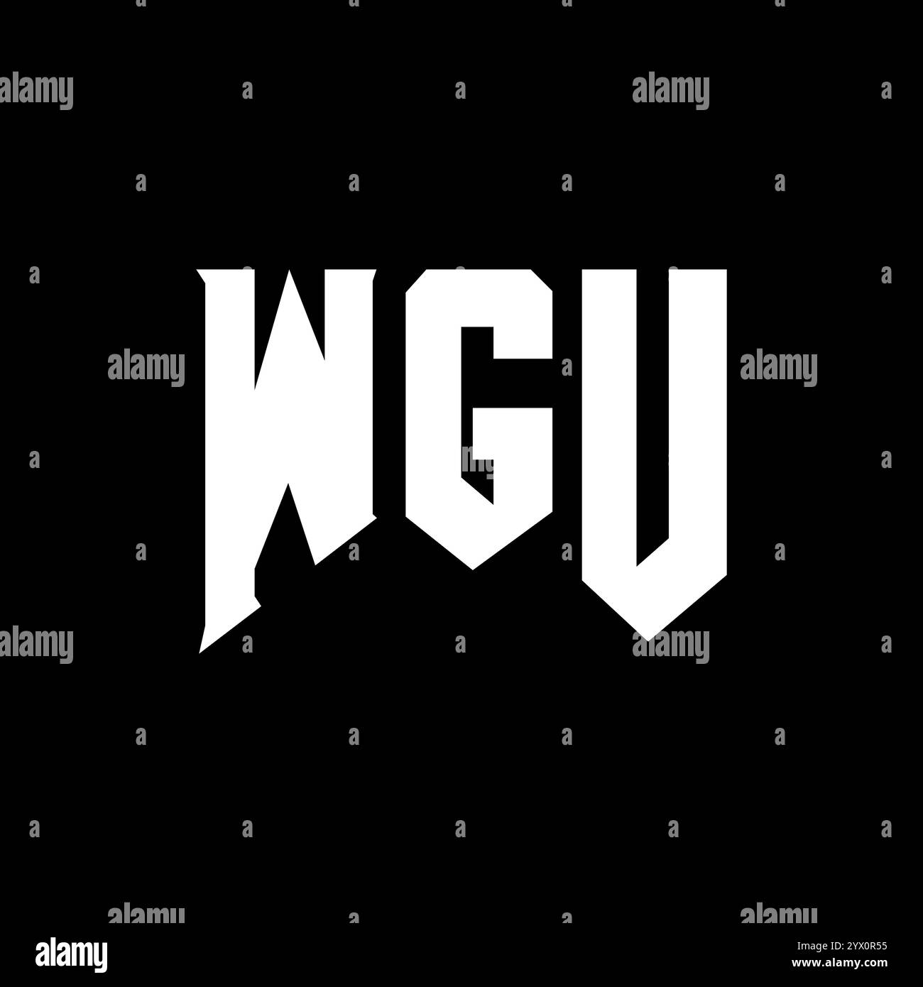 Wgu logo design Black and White Stock Photos & Images - Alamy