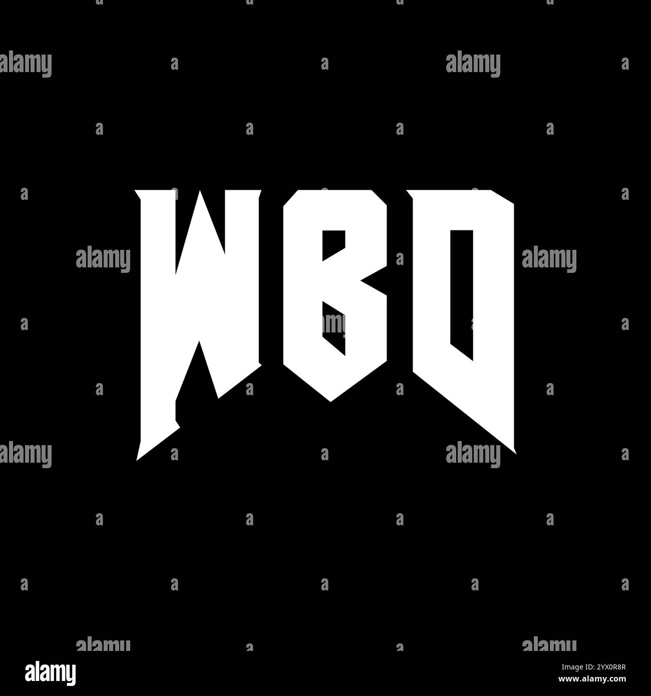 WBD letter logo design for technology company. WBD logo design black ...