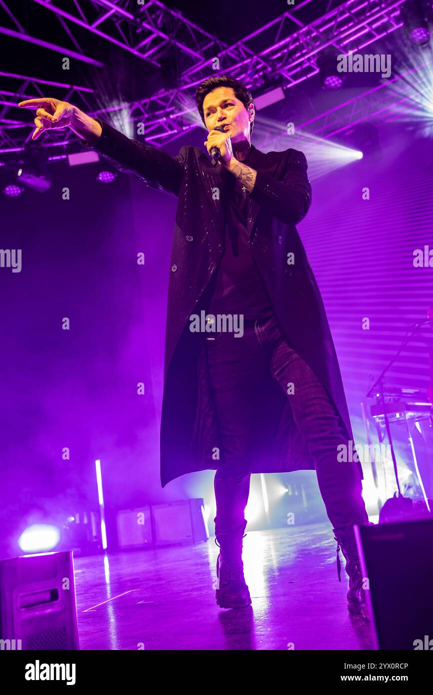 Milan Italy. 11th dec 2024. The Irish band THE SCRIPT performs live on ...